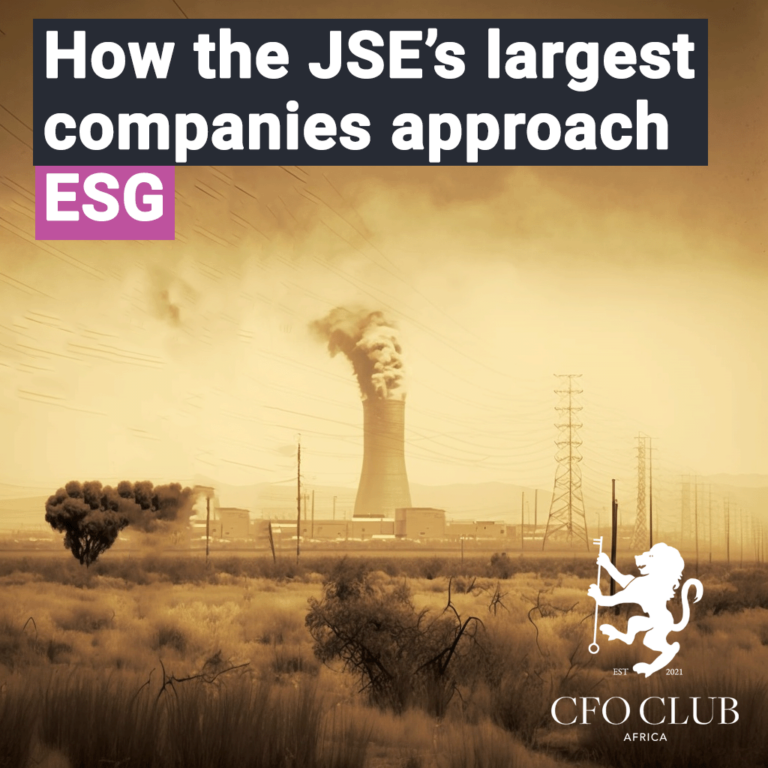 How the JSE’s largest companies approach ESG - CFO Club Africa