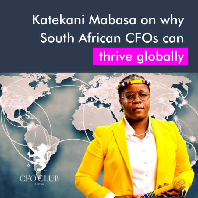 Katekani Mabasa on why South African CFOs can thrive globally - CFO ...