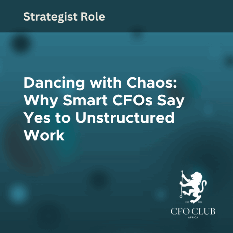 Dancing with Chaos: Why Smart CFOs Say Yes to Unstructured Work - CFO ...